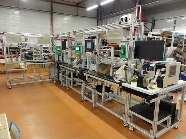 Ligne de production industrielle, conception, fabrication, intégrateur ...